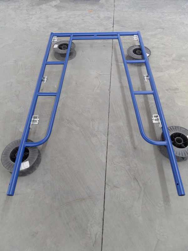 Blue Surface Walkthrough Frame System Scaffolding/Scaffold for Construction